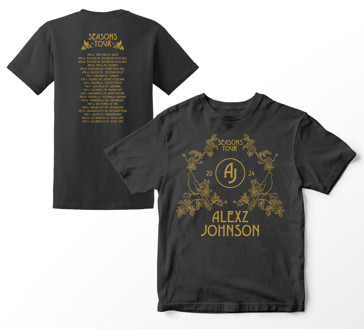 Seasons Tour Shirt – Alexz Johnson Official Store
